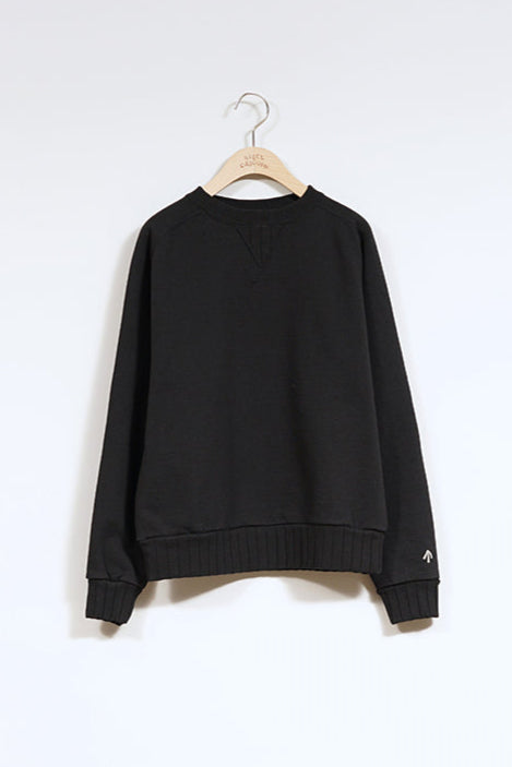 Nigel Cabourn ナイジェルケーボン BASIC JERSEY ナイジェル・ケーボン】WOMAN / ベーシックジャージー ブラック